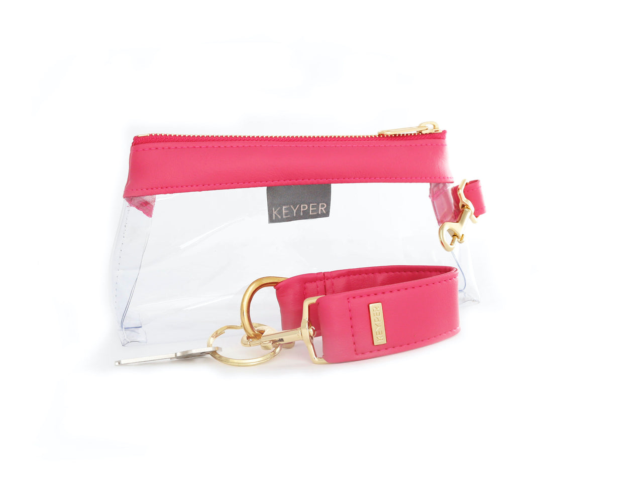 2-Piece Clear Wristlet Set