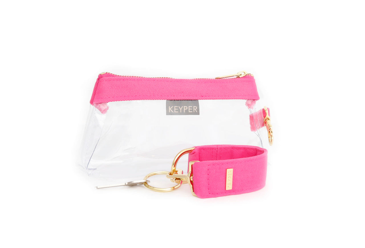2-Piece Clear Wristlet Set