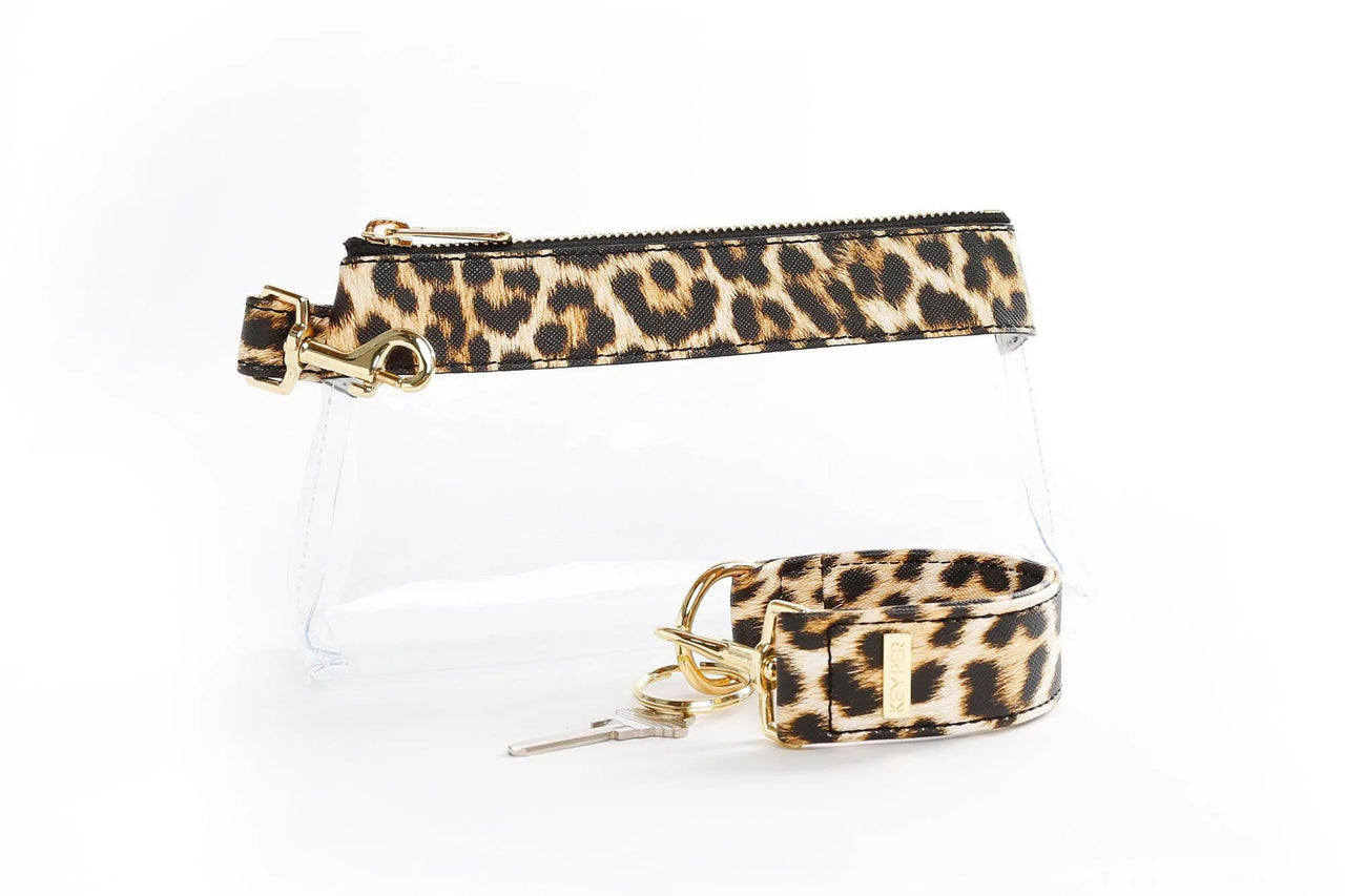 2-Piece Clear Wristlet Set