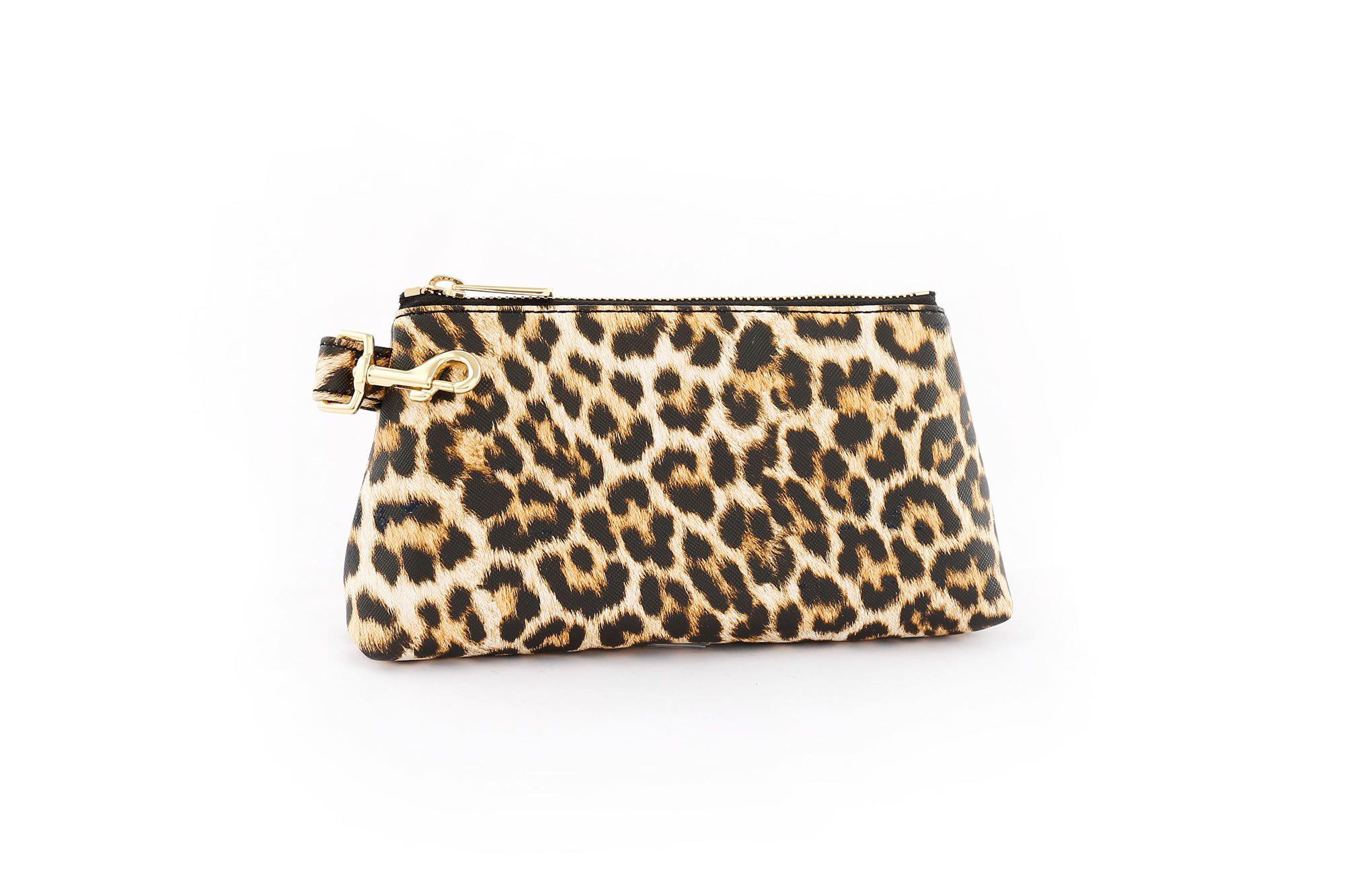 Best Rated Leopard Key Ring Wristlet in Leather, Clear, and Canvas by ...